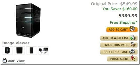Newegg Deal on HP EX490 MediaSmart Server - Movies Games and Tech