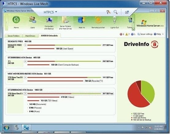 AWIECO DriveInfo v 0.5.0 RC Add-In Available Now - Movies Games and Tech